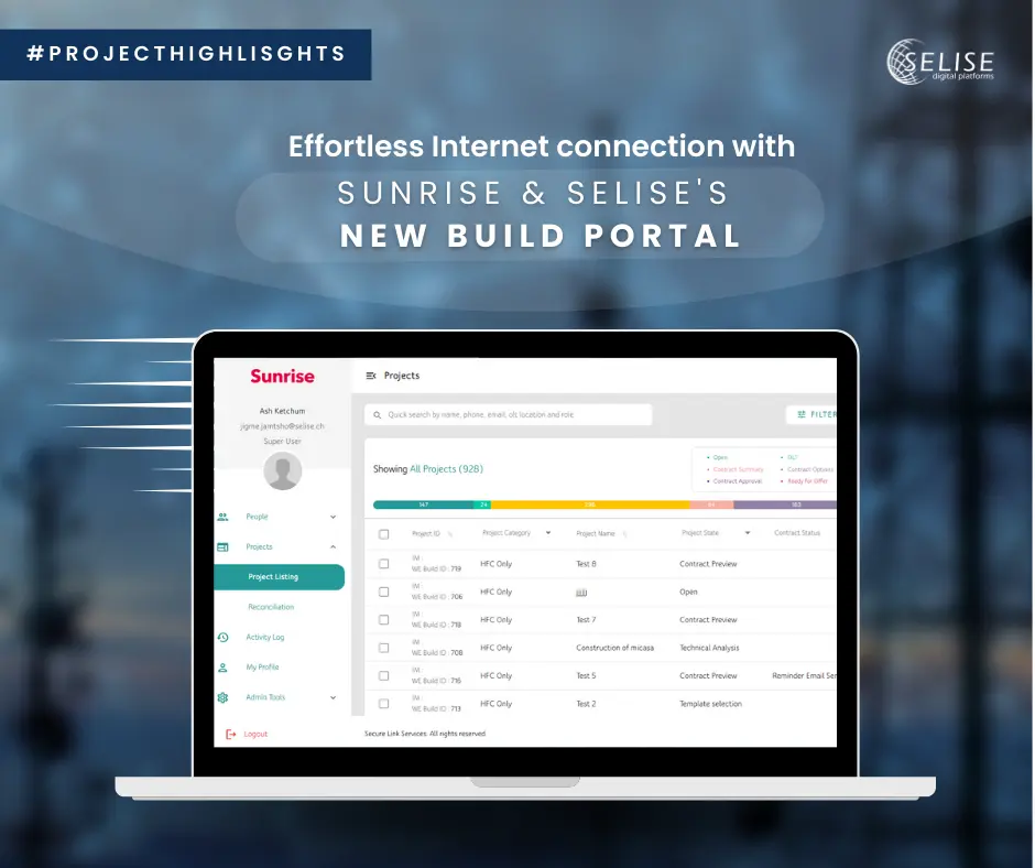 Sunrise Connects Buildings to Their Network with SELISE - SELISE Group